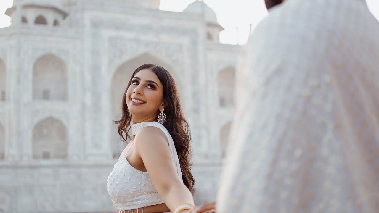 Taj Mahal Pre Wedding Video | Shagun & Parmeet | AAFAT PHOTOGRAPHY ...