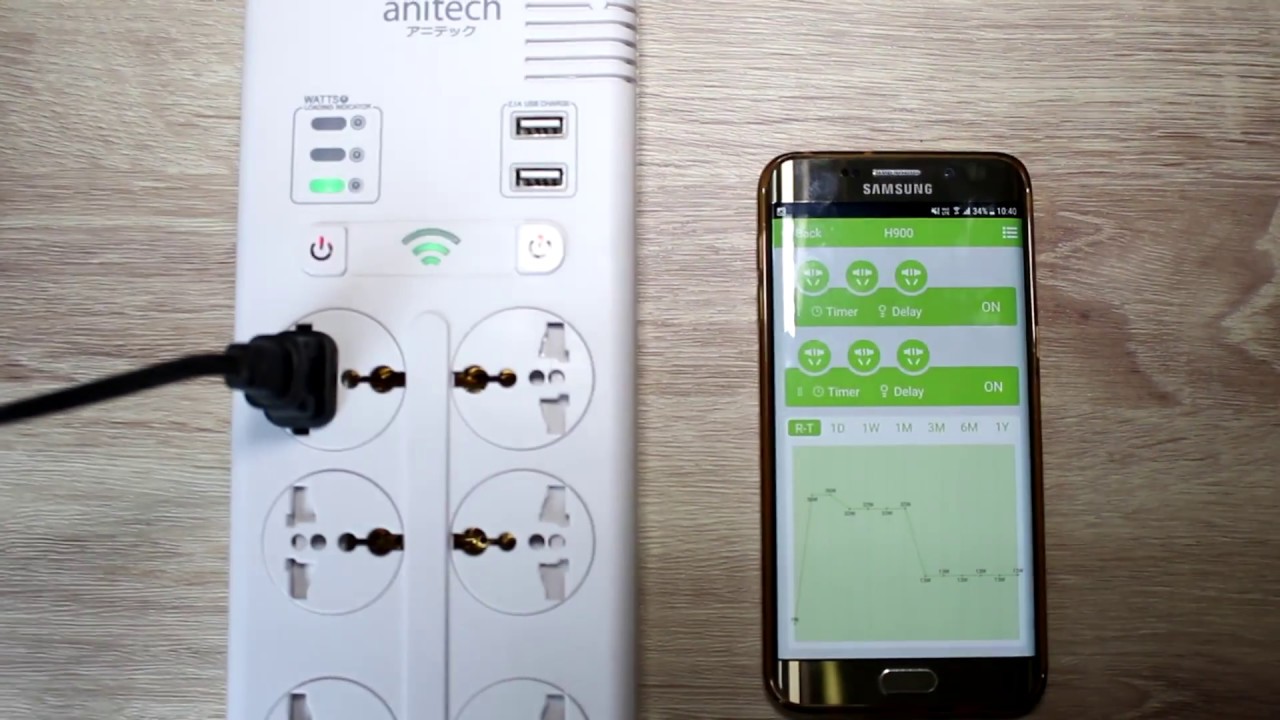 Preview H900 WiFi Smart Plug anitech - YouTube