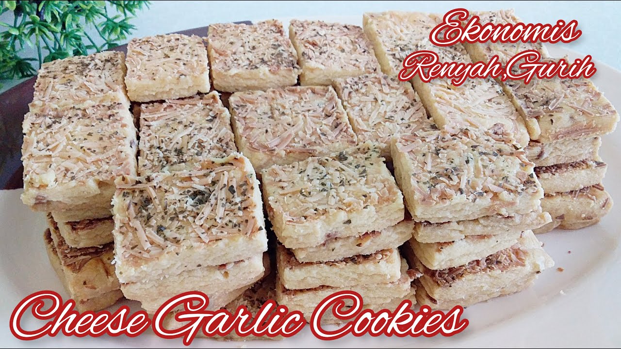 CHEESE GARLIC COOKIES EKONOMIS RENYAH DAN GURIH@alwirona #KUEKERING# ...