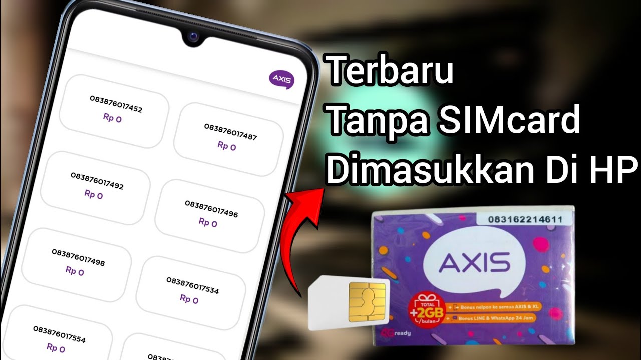 CARA BELI NOMOR AXIS TANPA KARTU SIM!! (eSIM) - YouTube