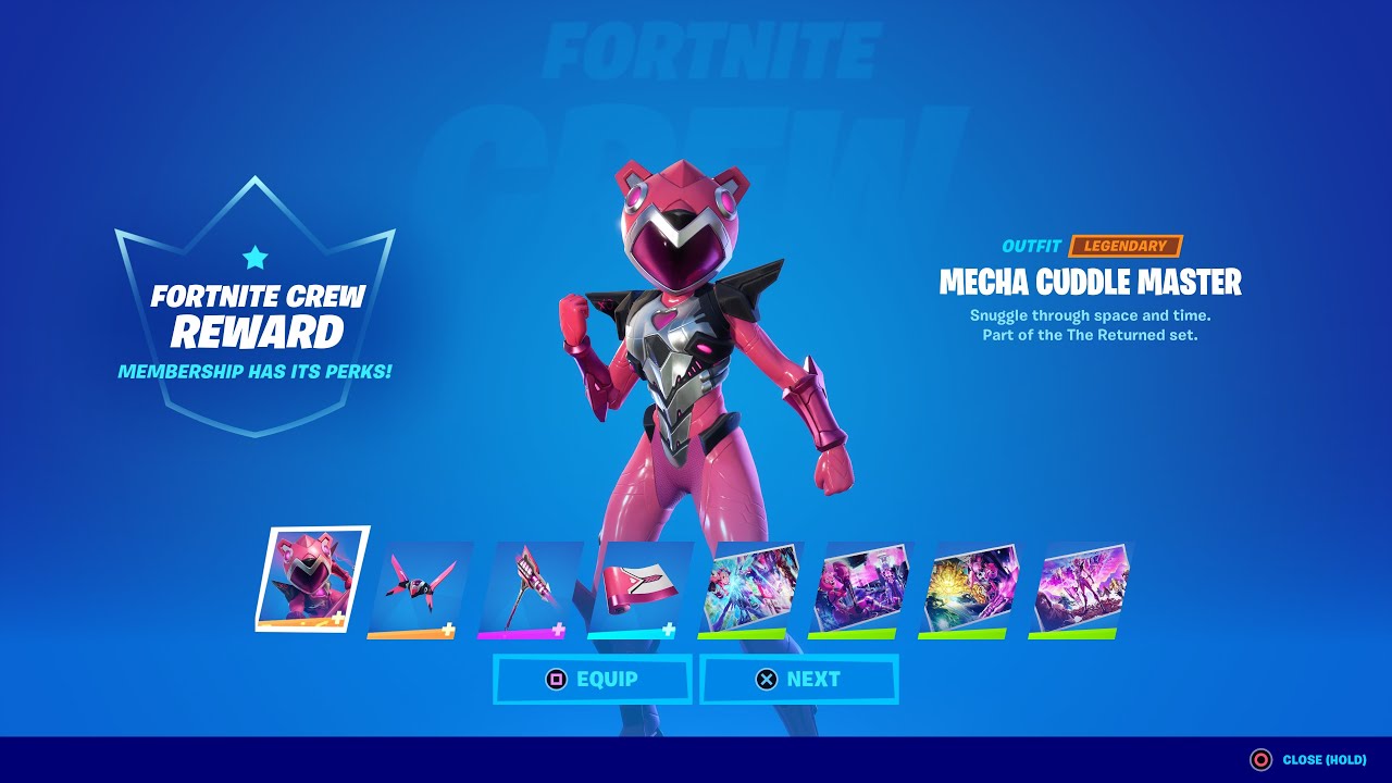 HOW TO GET NEW MECHA CUDDLE MASTER CREW PACK IN FORTNITE! - YouTube