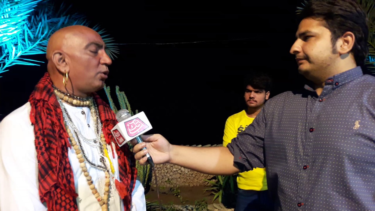 Maqsood Anwar Janu Baba on the set Film "NAGIN" an Interview to Abb tak ...