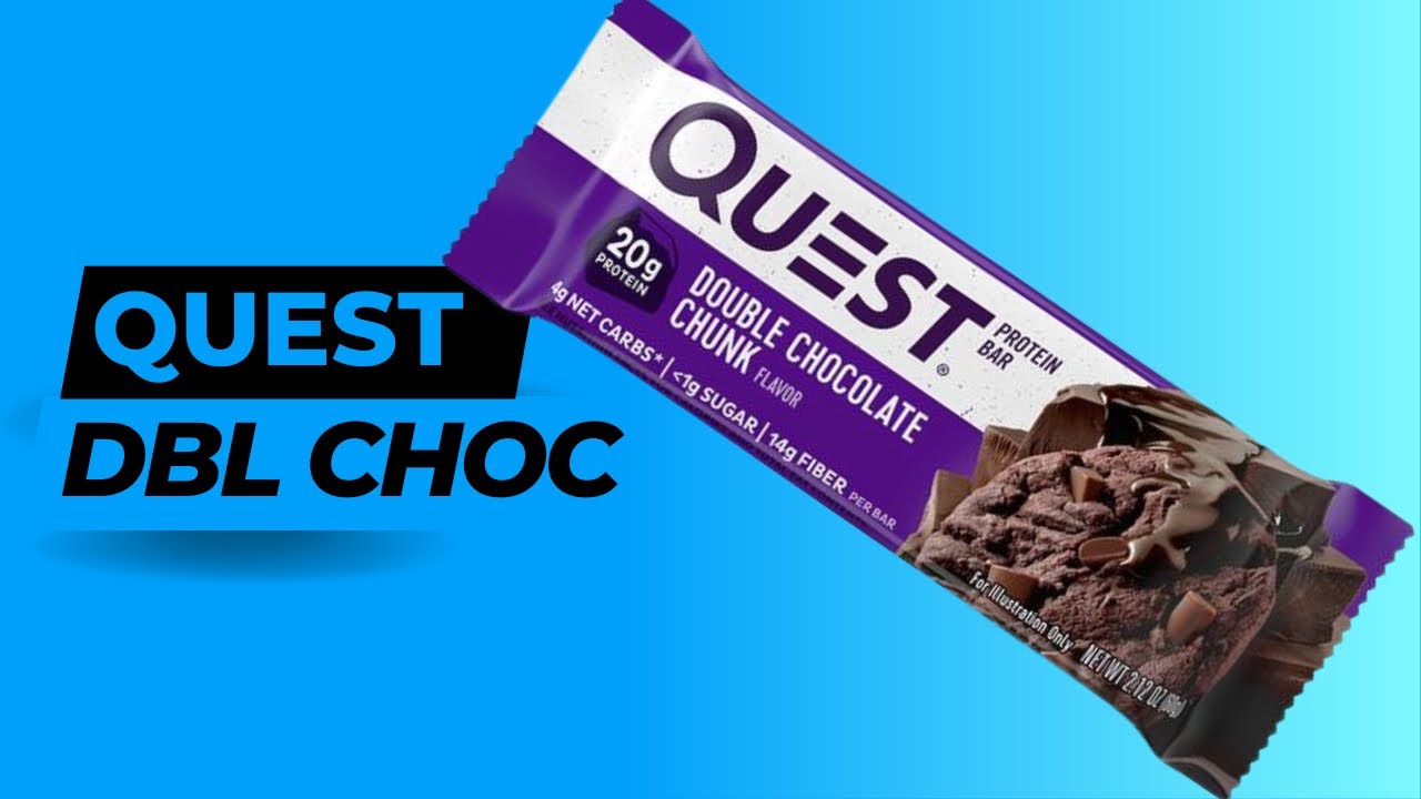 Quest Double Chocolate Chunk Bar review - YouTube