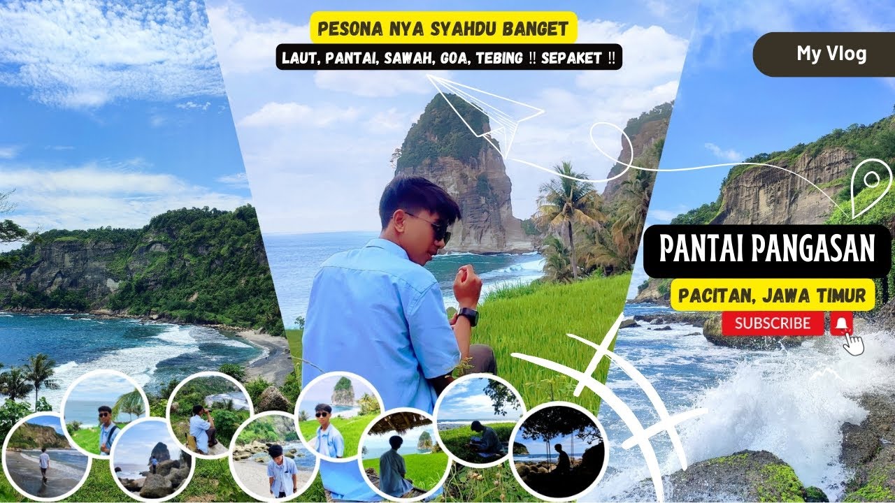 Pantai Pangasan & Sangklean Pacitan Jawa Timur |Kerennya Laut, Pantai ...