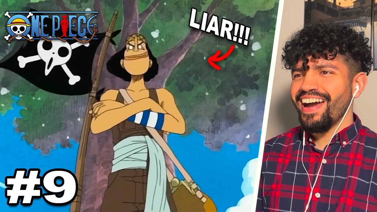 USOPP!! | ONE PIECE #9 REACTION | The Honorable Liar? Captain Usopp ...