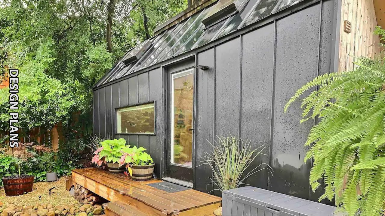 Modern Tiny Home With Beautiful Backyard - YouTube