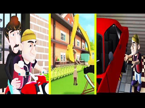 Scary Robber Home Clash - All vehicle pranks Android Gameplays