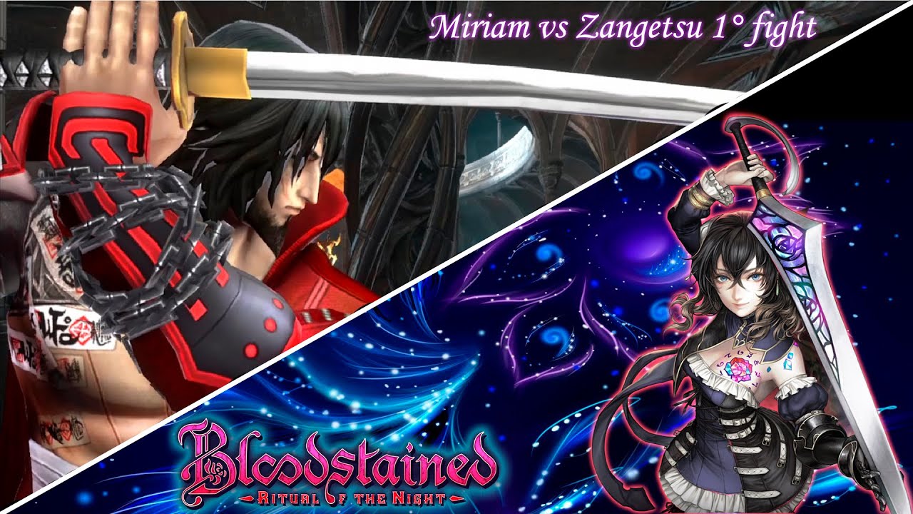 Bloodstained ROTN: Miriam vs Zangetsu 1° fight - YouTube