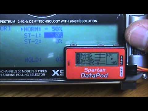 Spartan Vortex VX1 - Flight Mode setup w/ JR X9303 transmitter - YouTube