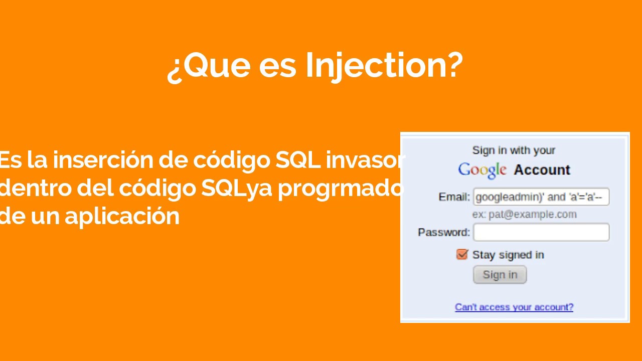 OWASP A1 - Injection - YouTube