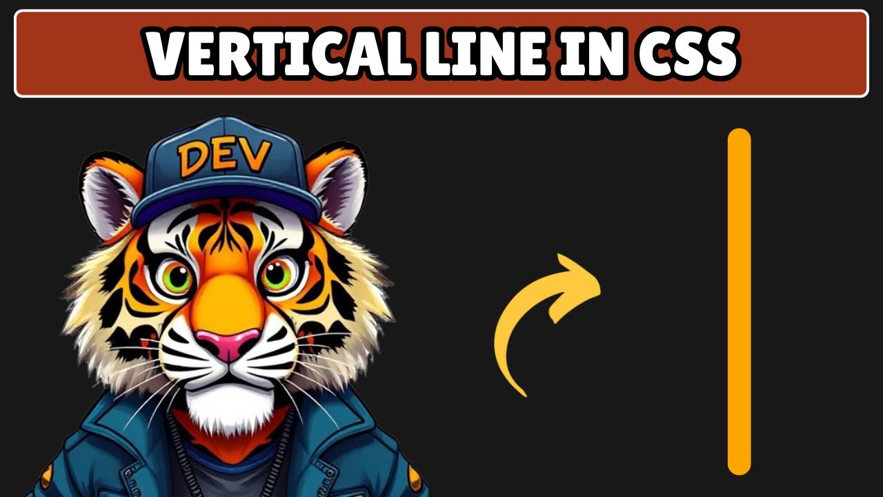 How to Create Vertical Line in HTML and CSS - YouTube