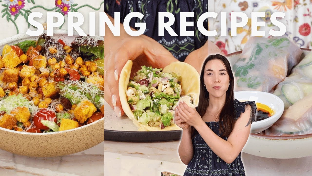 3 Easy & Customizable Spring Lunch Recipes 🌸 (Vegan & Nourishing ...
