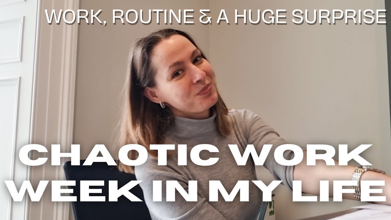 A chaotic work week in my life || work, routine & a huge surprise - YouTube