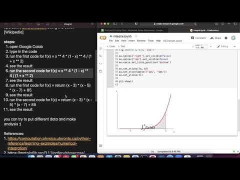 Numerical Methods in Python Series - Integral - YouTube