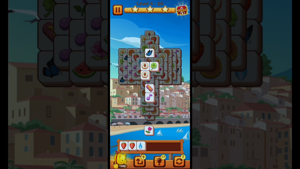Tile Master Classic Triple Match & Puzzle Game playing on mobile ...