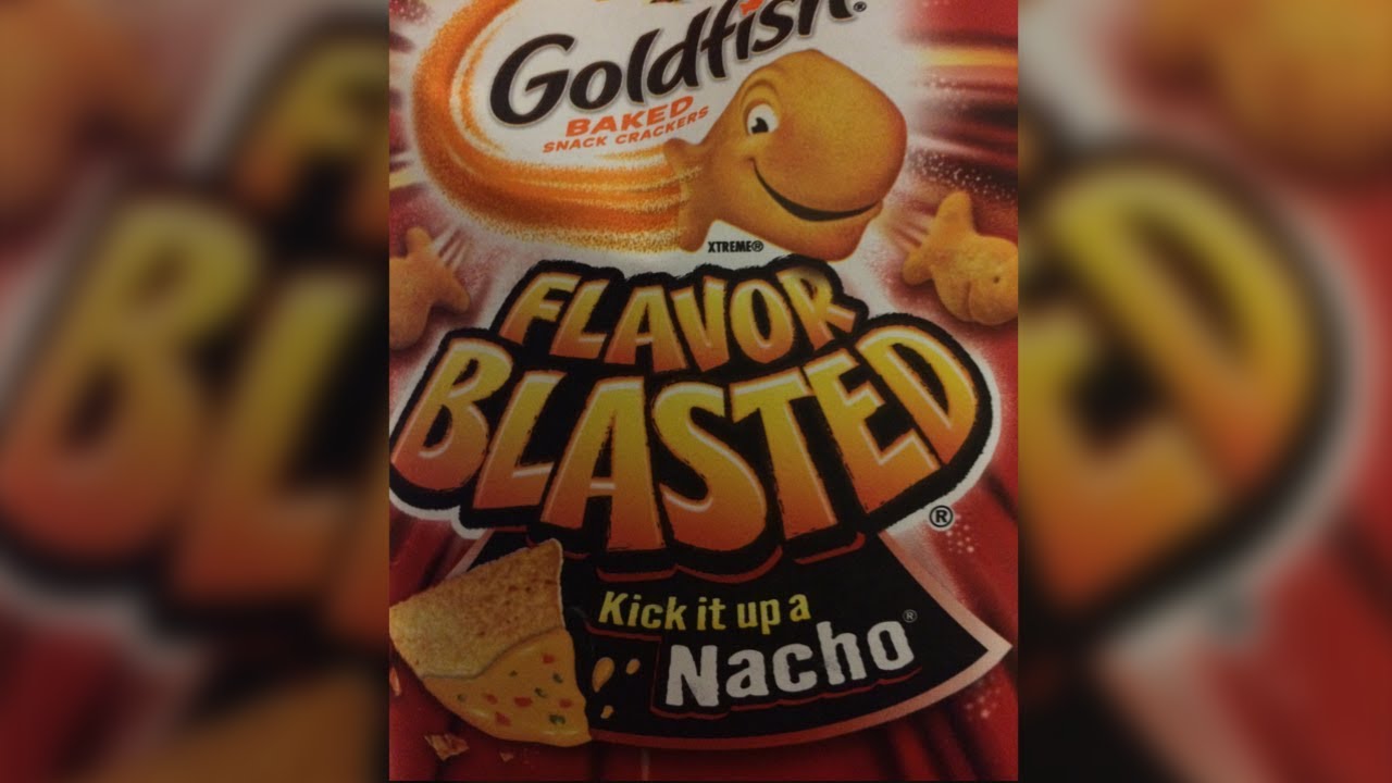 Taste Test Tuesday: Goldfish Flavor Blasted Kick it Up a Nacho - YouTube