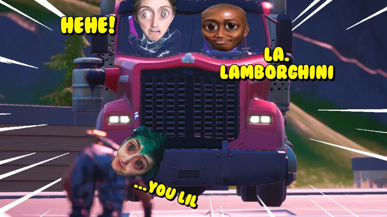 CARS in Fortnite (RUNNING OVER PEOPLE) - Fe4RLess & Ceeday FUNNY MEME ...