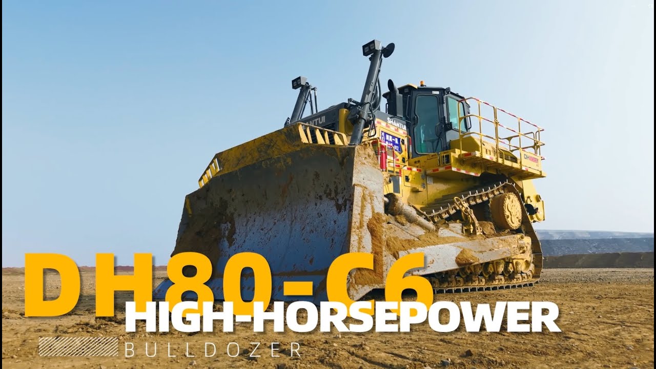 🚜 Unleash the Power of DH80-C6 Heavy-Duty Bulldozer! - YouTube