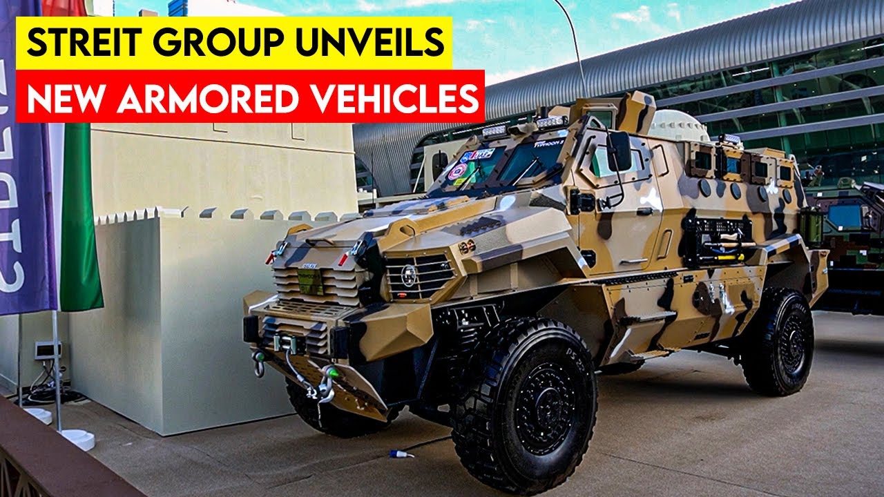 IDEX2023: Streit Group Unveils New Wheeled Armored Vehicles - YouTube