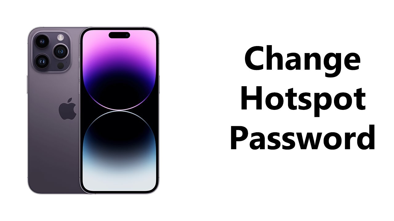 How To Change the Hotspot Password On iPhone 14 / iPhone 14 Pro - YouTube