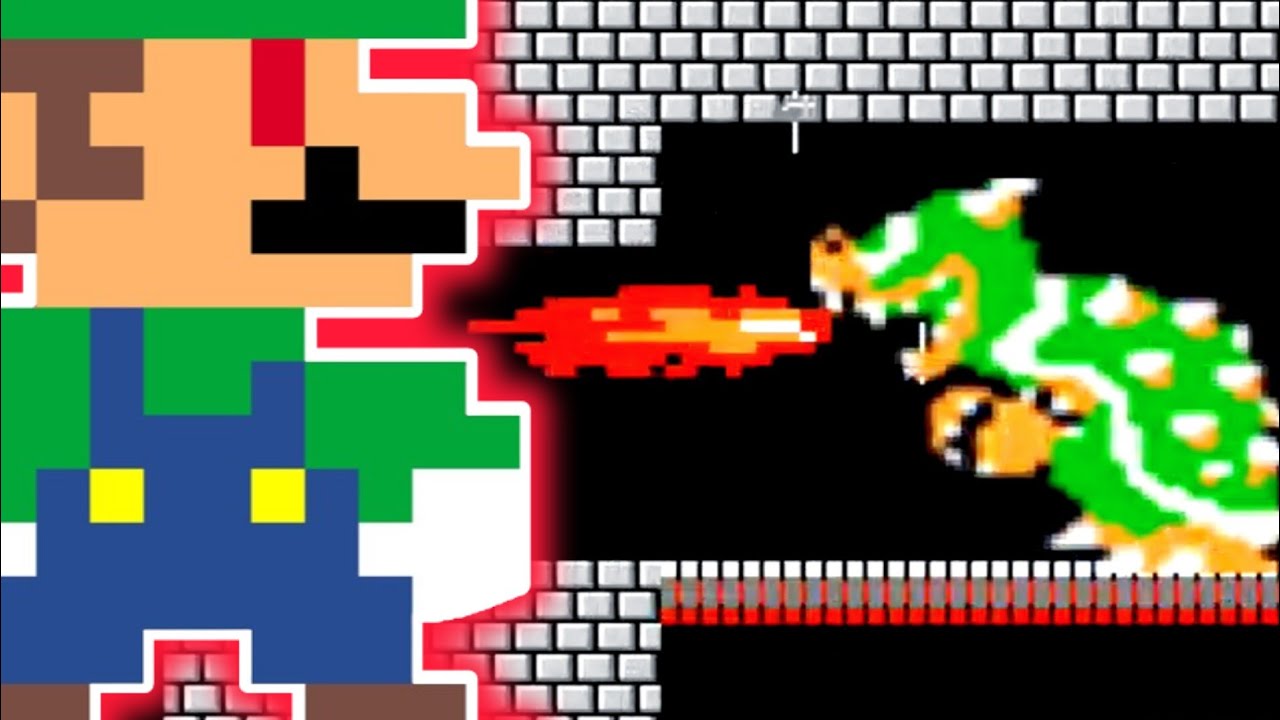 Level UP: God Mode Luigi VS Bowser Imposible - YouTube