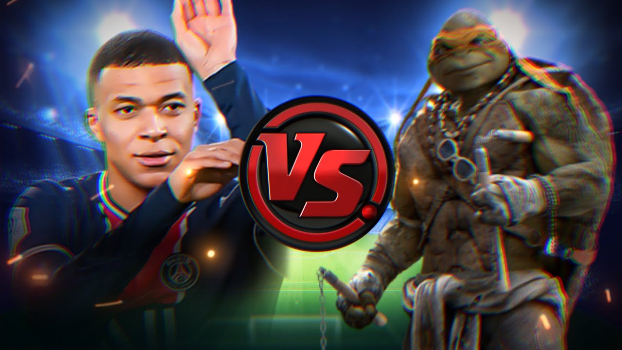 Mbappe 🆚 Ninja Turtle 💥😎 - YouTube