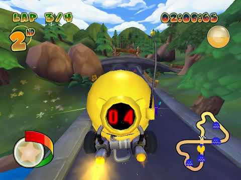 Pac-Man World Rally - Cherry Cup (Normal - Pac Jr.) - YouTube