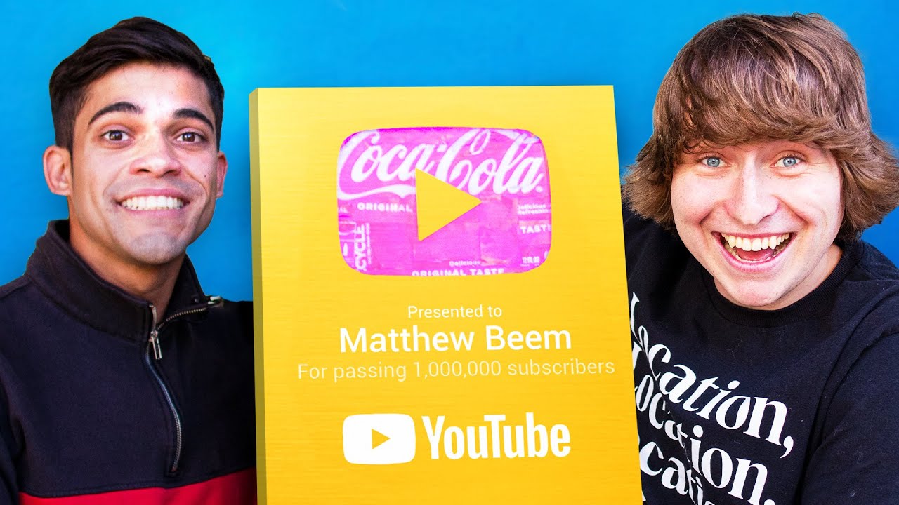 I Built Matthew Beem a Custom Play Button - YouTube