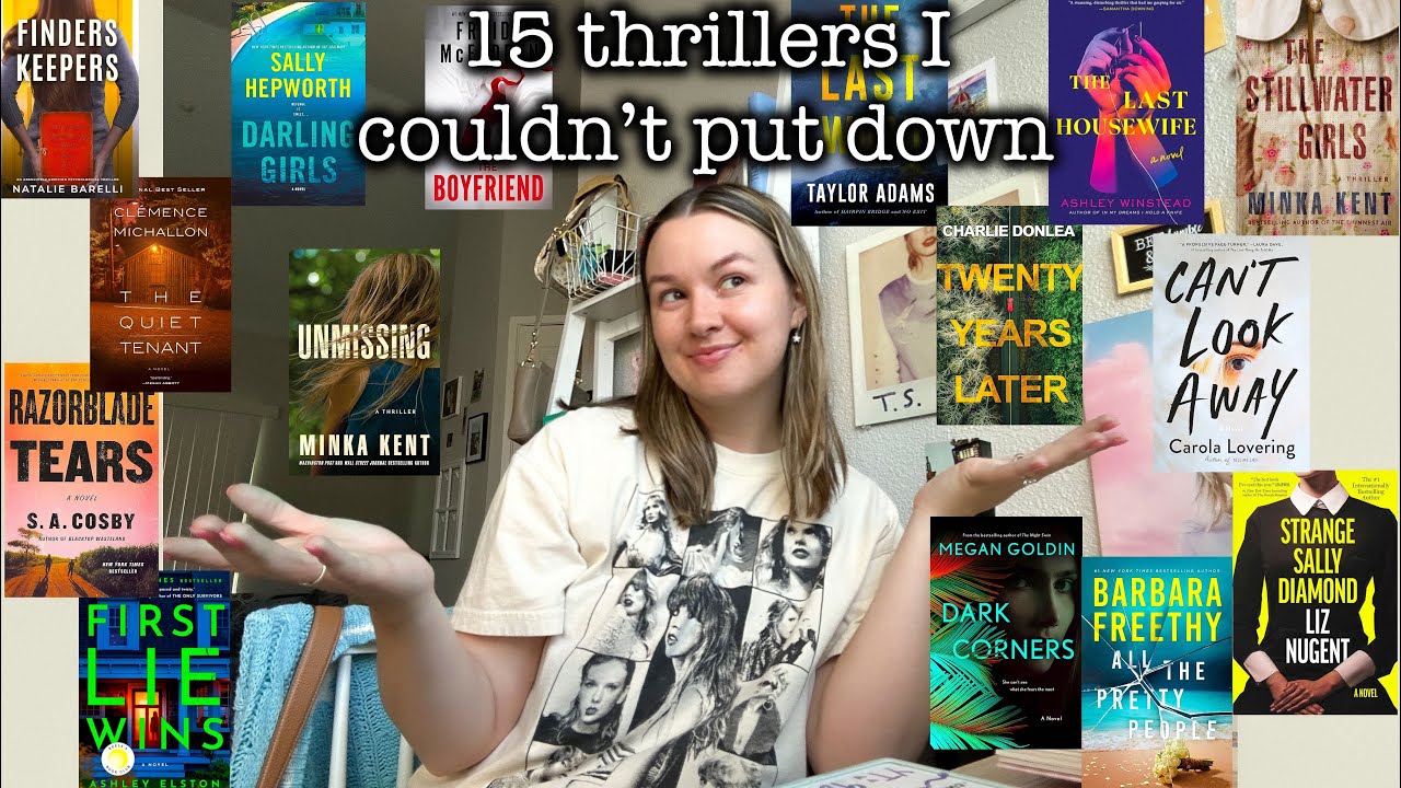 15 Thriller Book Recommendations • thriller books I couldn’t put down ...