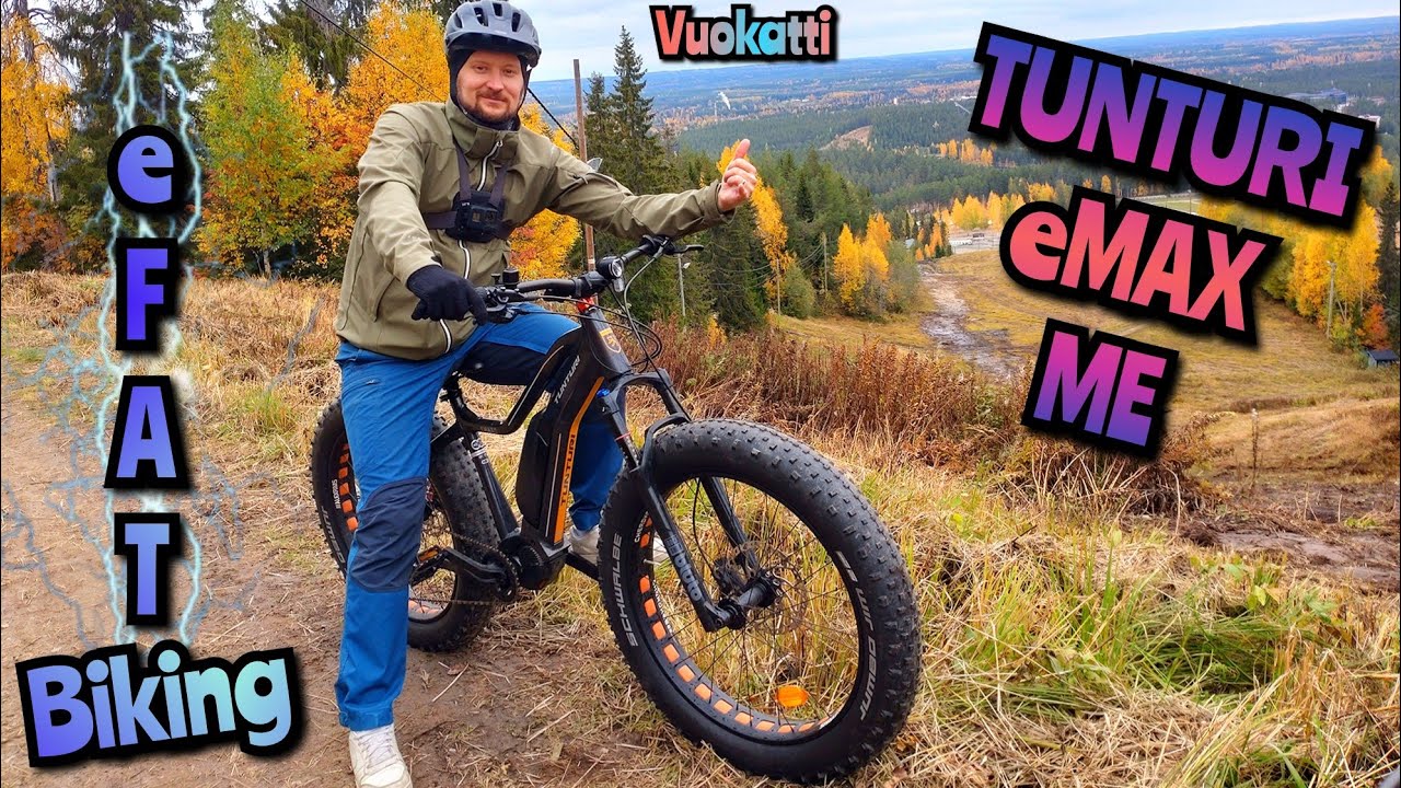 Tunturi eMAX ME // eFatBiking⚡ // Vuokatti - YouTube