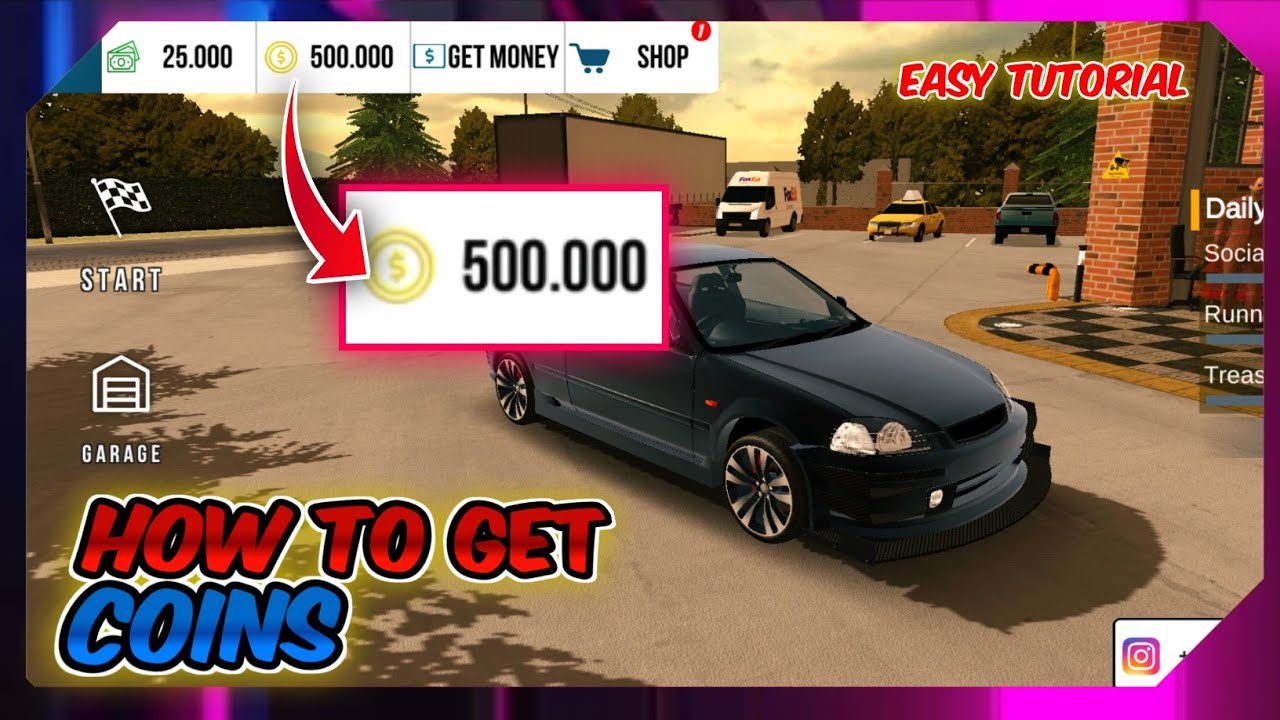 TUTORIAL HOW TO GET COINS CAR PARKING MULTIPLAYER - wizmedia - YouTube