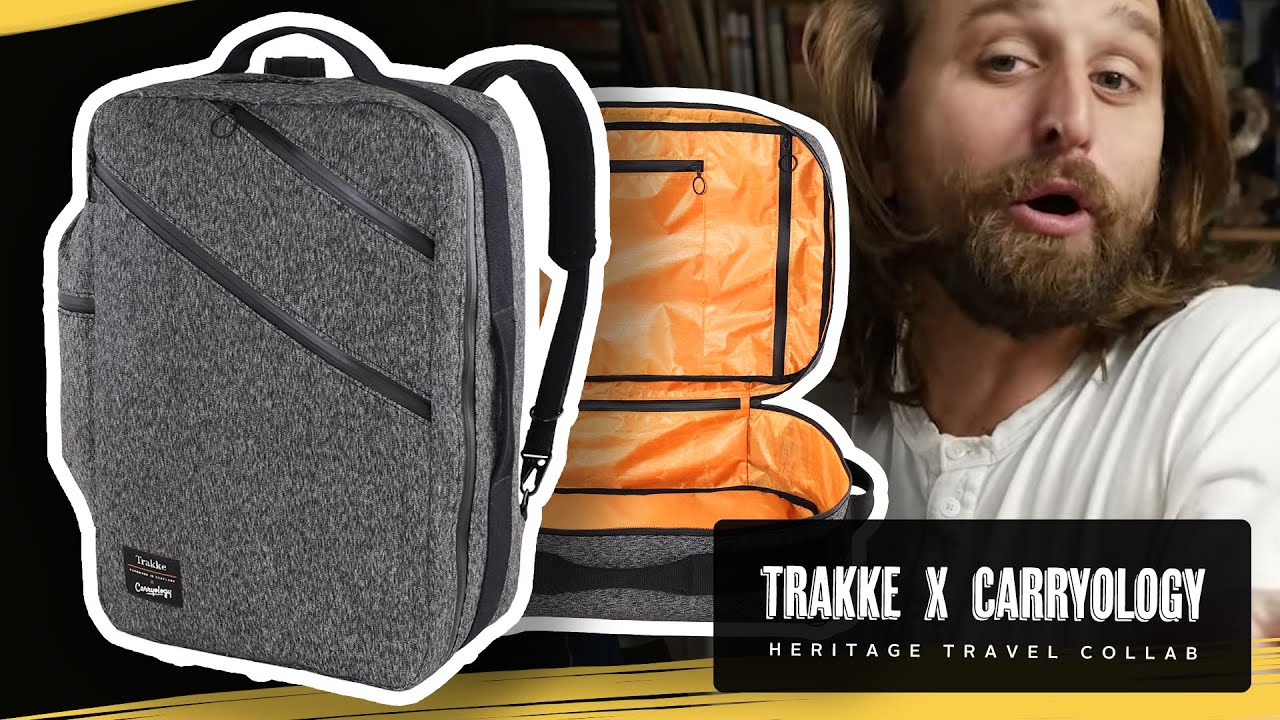 TRAKKE x CARRYOLOGY TRAVEL BACKPACK REVIEW - YouTube