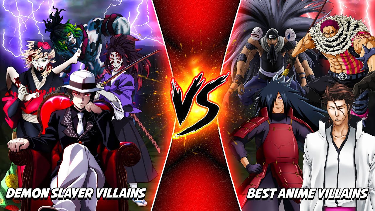 PERTARUNGAN VILLAIN DEMON SLAYER VS KARAKTER VILLAIN TERBAIK | MUGEN ...