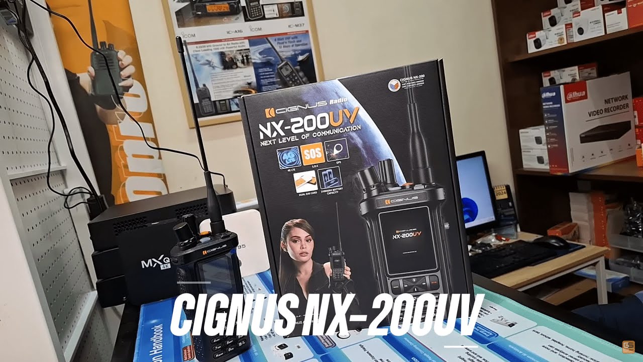Cignus NX200UV - VHF + UHF + POC Radio! ang all-in-one two-way radio na ...