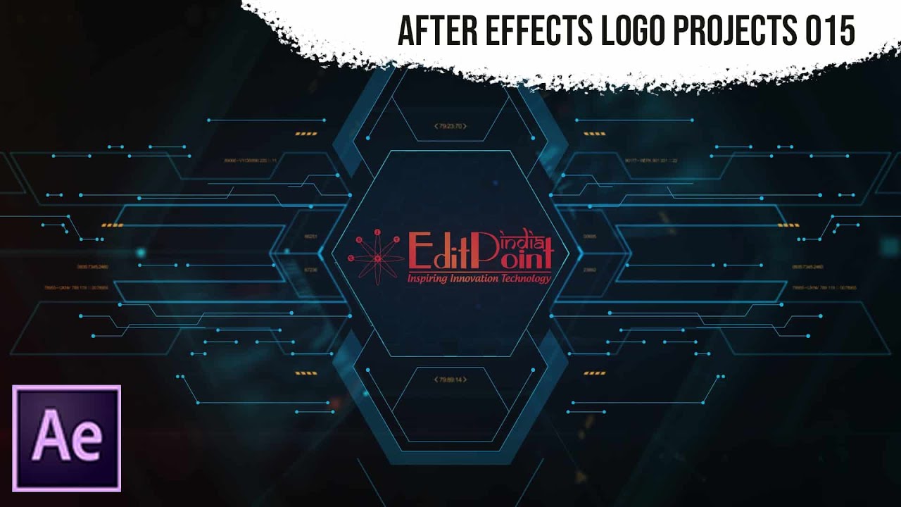 Aftereffects || 00235 || LGO-AEL-015 || Logo Intro | #EditPointIndia ...