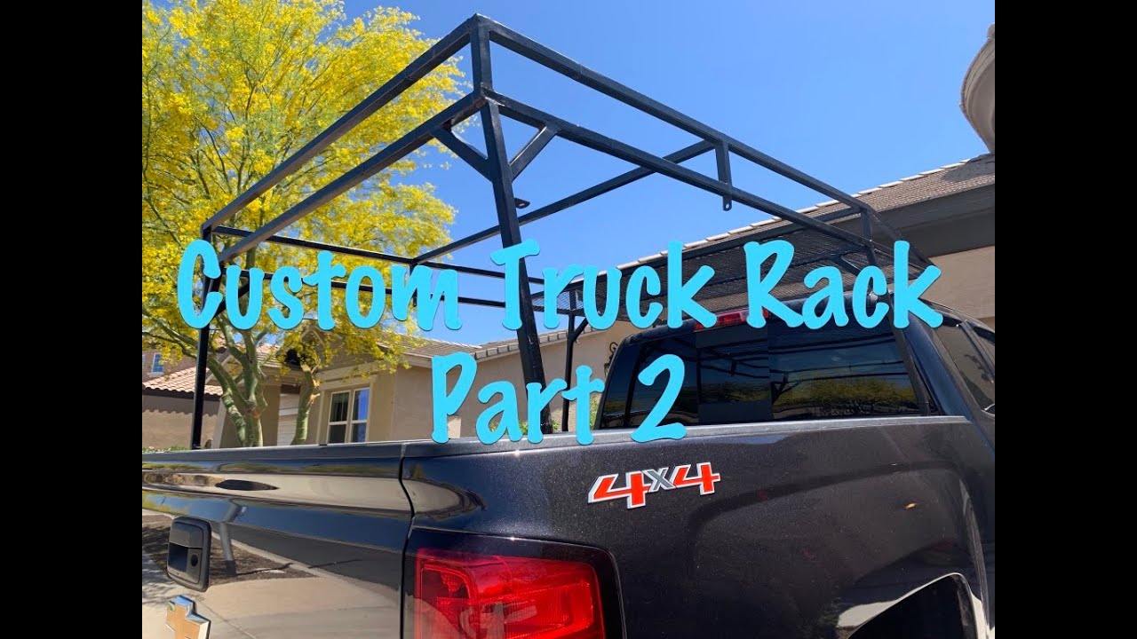 Building a CUSTOM TRUCK BED RACK - Part 2 - YouTube