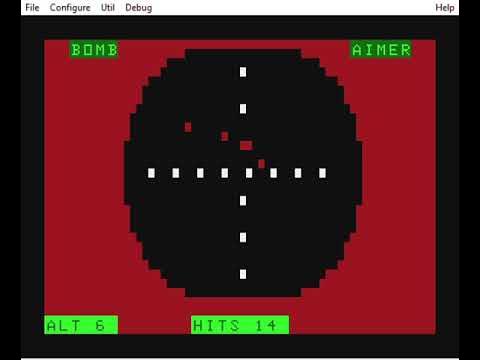 "Bomb Aimer" 10-Liner BASIC Game - YouTube