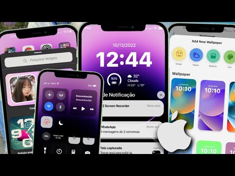 Launcher iOS 16 completa! TRANSFORME seu ANDROID igual iPhone 14 pro ...