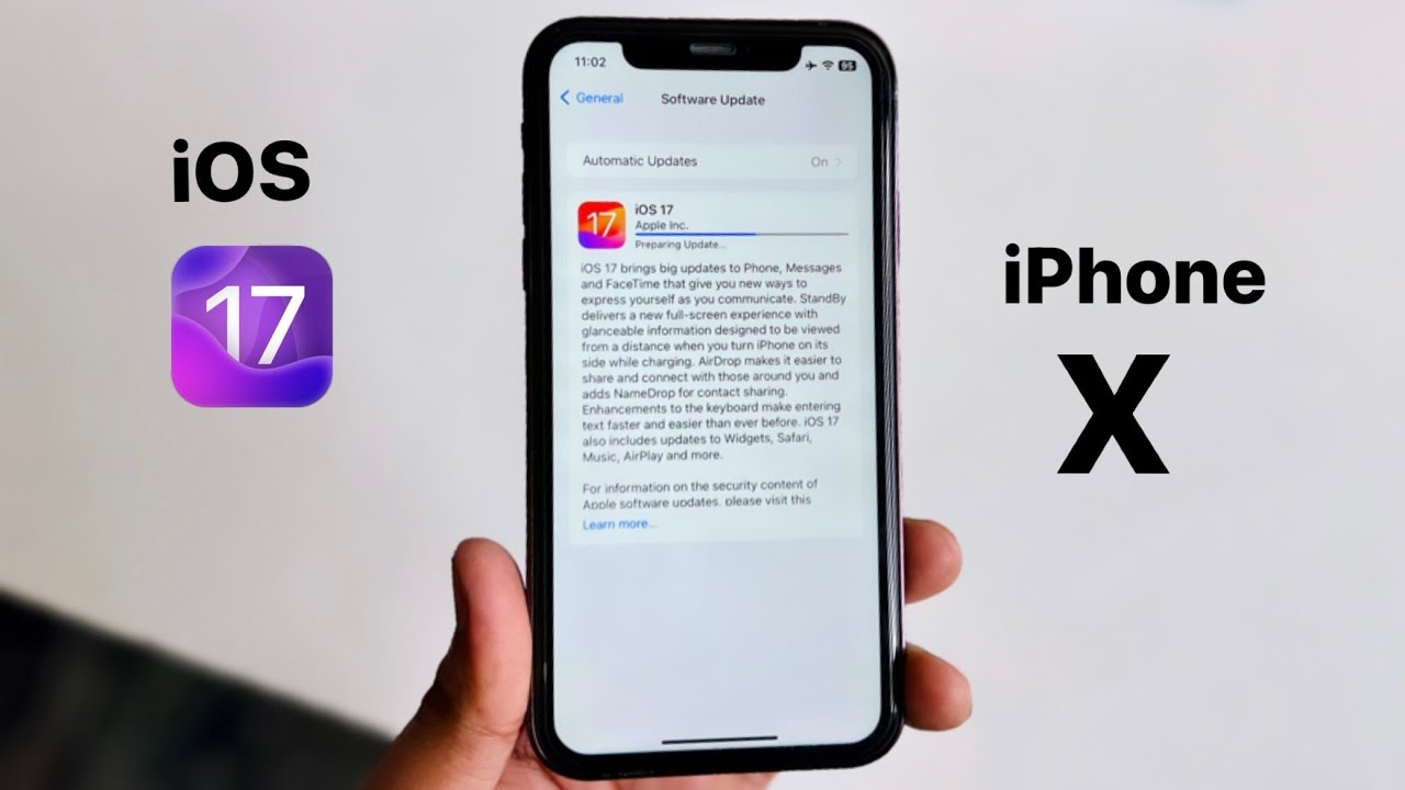 iOS 17 update for iPhone X || How to update ios 17 on iPhone X - YouTube
