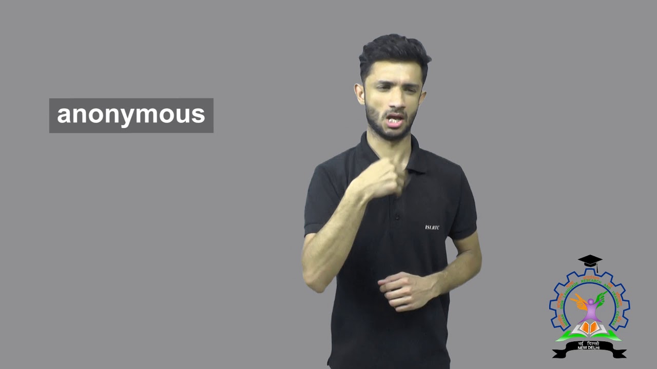 anonymous meaning - YouTube