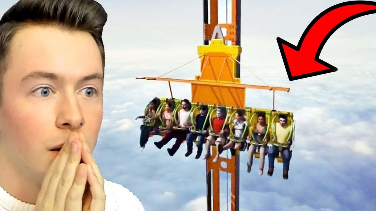 Sie gingen das LETZTE mal auf einen FREEFALL Tower..😭 - YouTube