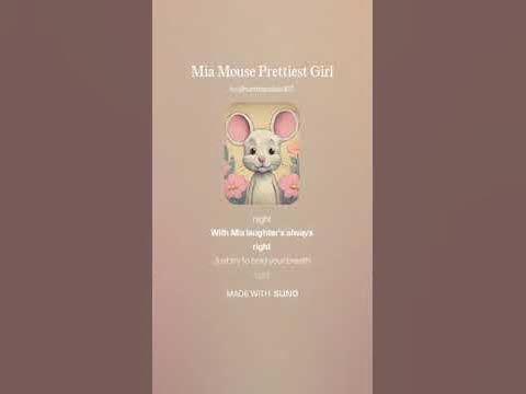 Mia Mouse - YouTube