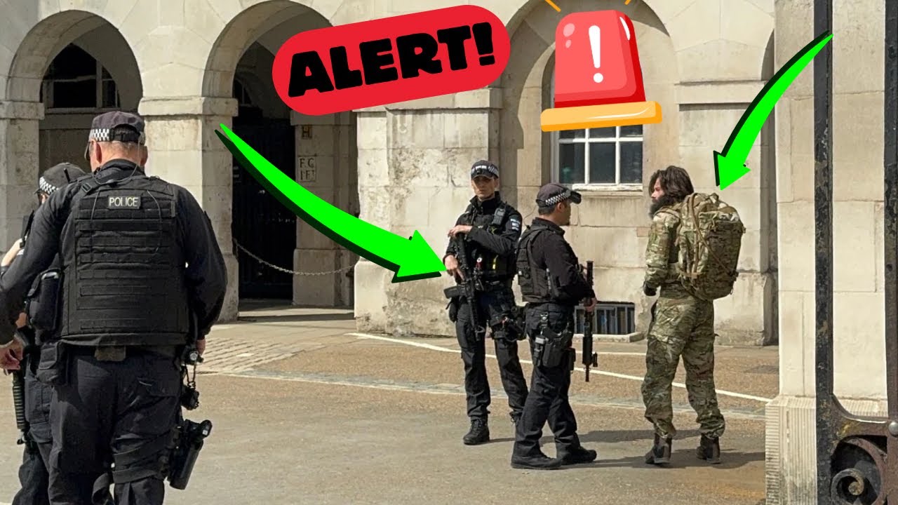 🚨DRAMA as Police Stop Man in Guard Uniform 👮‍♂️ - YouTube