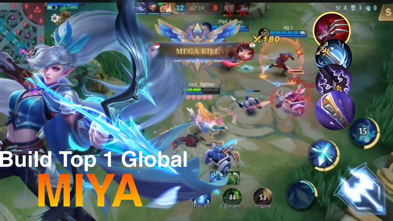 Miya build top 1 Global You Must Try This Build destroyed in Seconds 🔥 on another level 😱 ~ MLBB ...