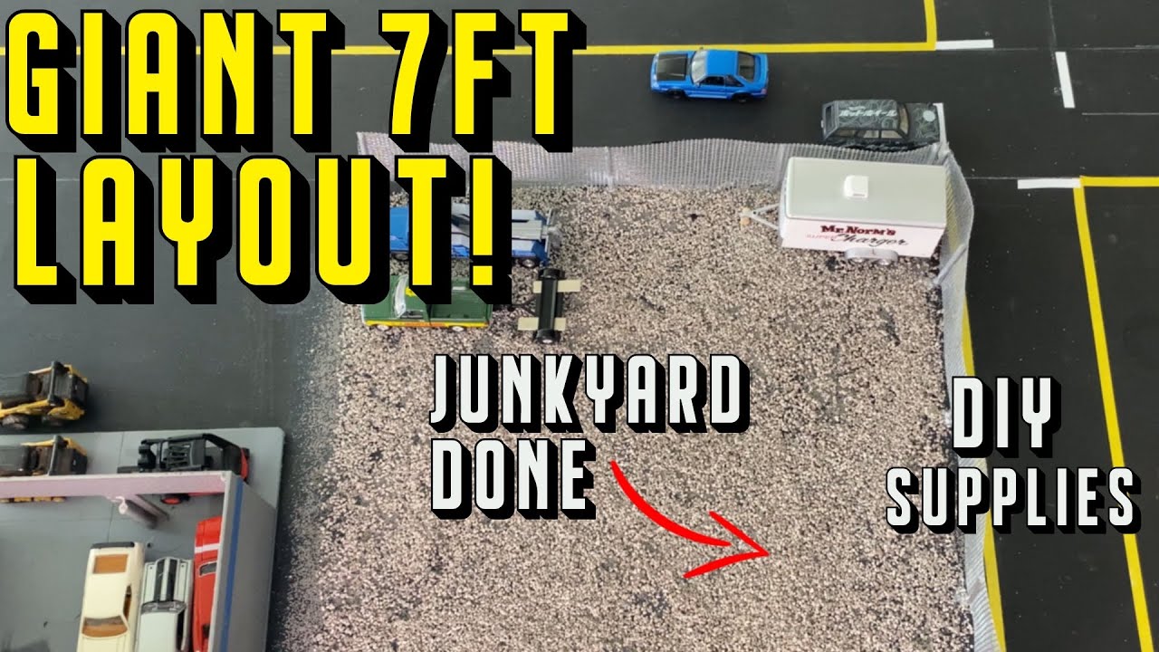 Building a Affordable 7 Foot Hot Wheels 1:64 Diorama – DIY Supplies ...