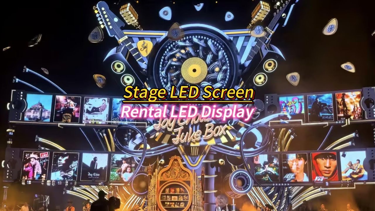 Stage Rental LED Display and Concert LED Screen【LCF】 - YouTube