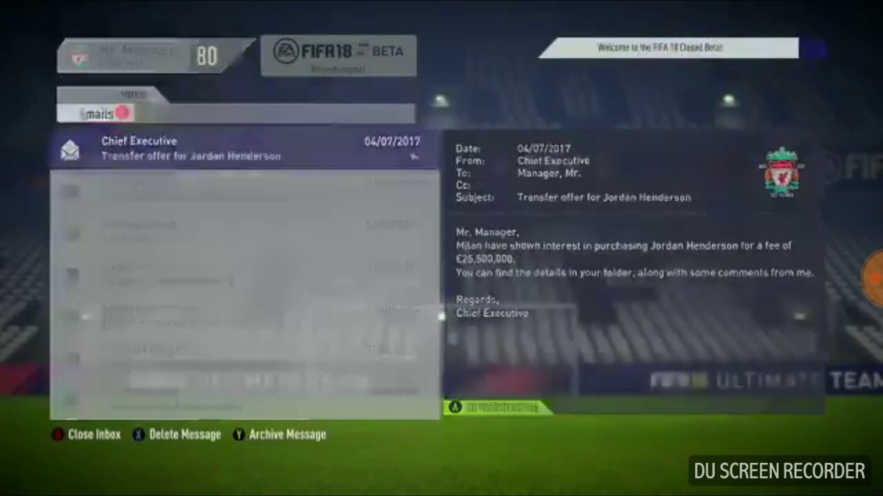 FIFA 18 transfer negotiation hub - YouTube