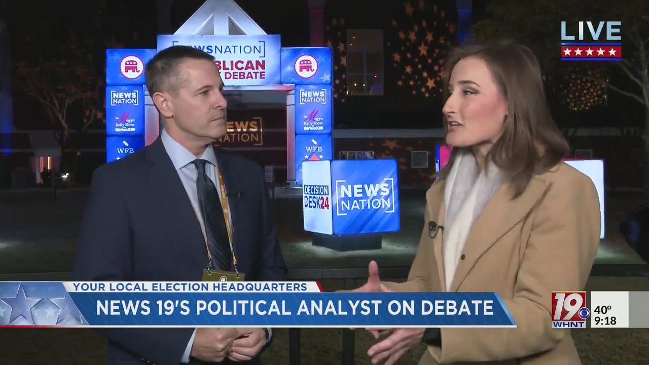 News 19 Political Analyst Jay Town Talks Debate | Dec. 6, 2023 | News ...