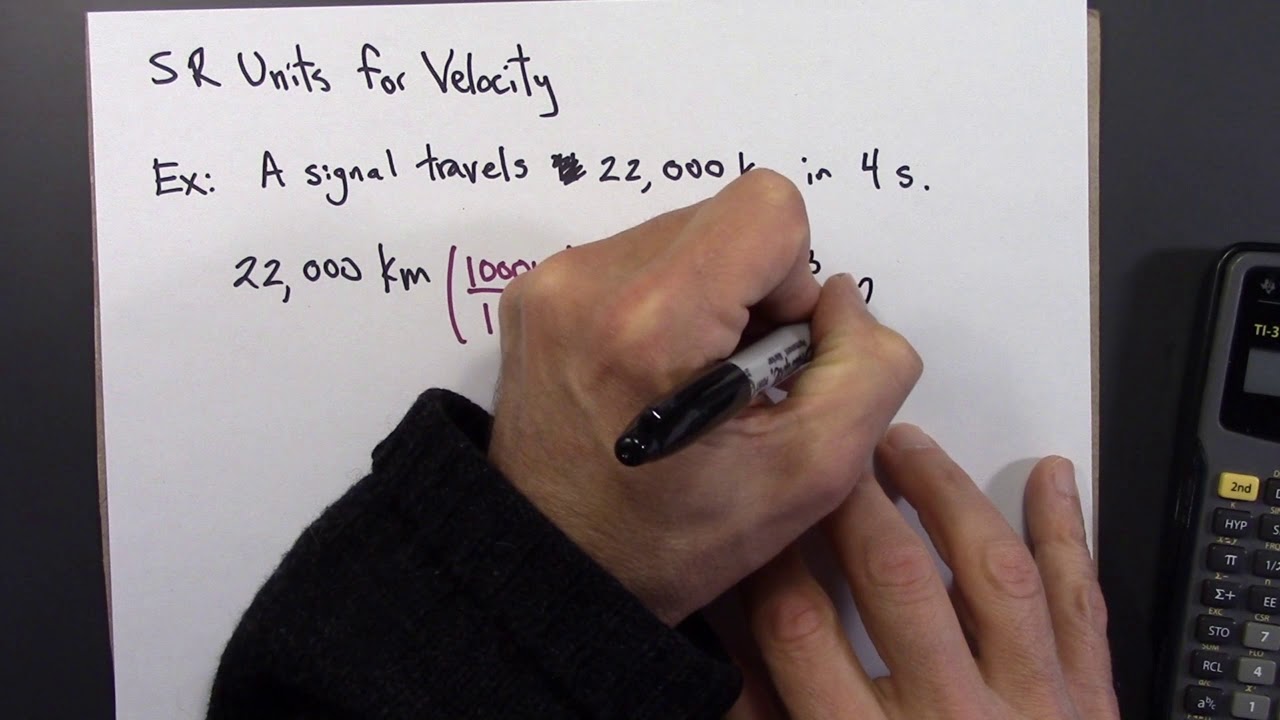 Relativity 02A.04. SR Units for Velocity - YouTube