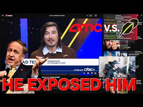 Robinhood's CEO Vlad Claps Back At AMC CEO Adam Aron! (NEW INTERVIEW!)
